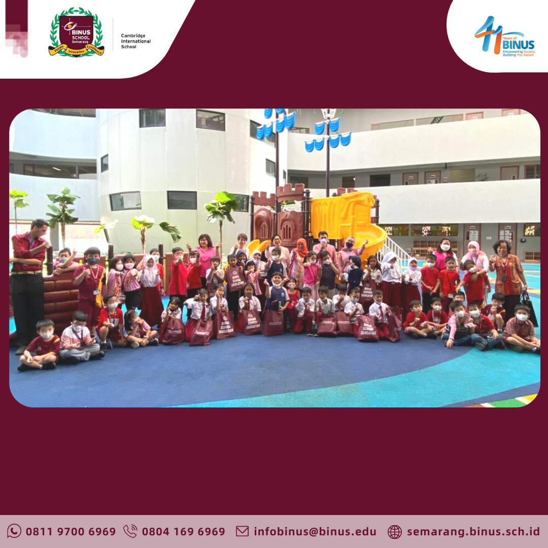 BINUS SCHOOL Semarang | Adopt a School Programme - BINUS SCHOOL Semarang